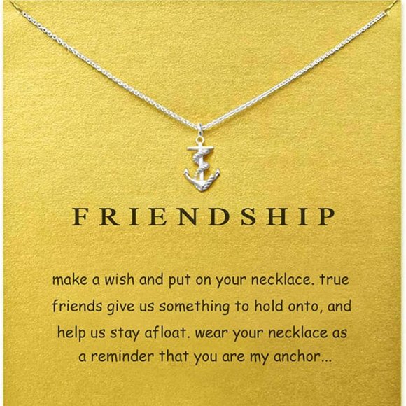Boutique | Accessories | Friendship Anchor Compass Necklace Good Luck ...